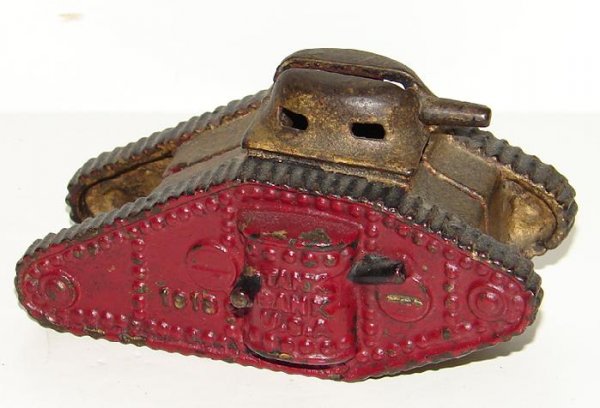 A. C. Williams Tank Still Bank - Antique Toys Library