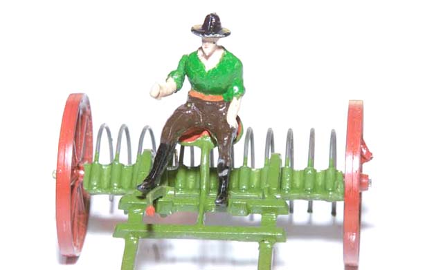 Britain's Farm Set Horse Rake No. 8F - Antique Toys Library