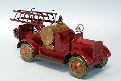 Karl Bub Pumper Fire Truck - Antique Toys Library