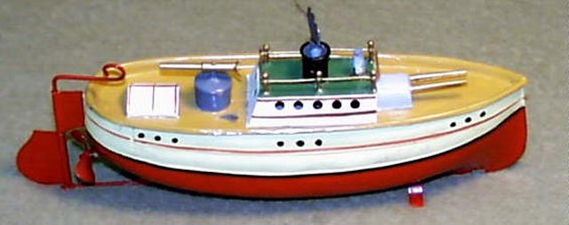 Carette Warship - Antique Toys Library