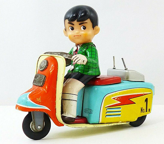 Daito Iron Man 28 Shotaro Scooter - Antique Toys Library