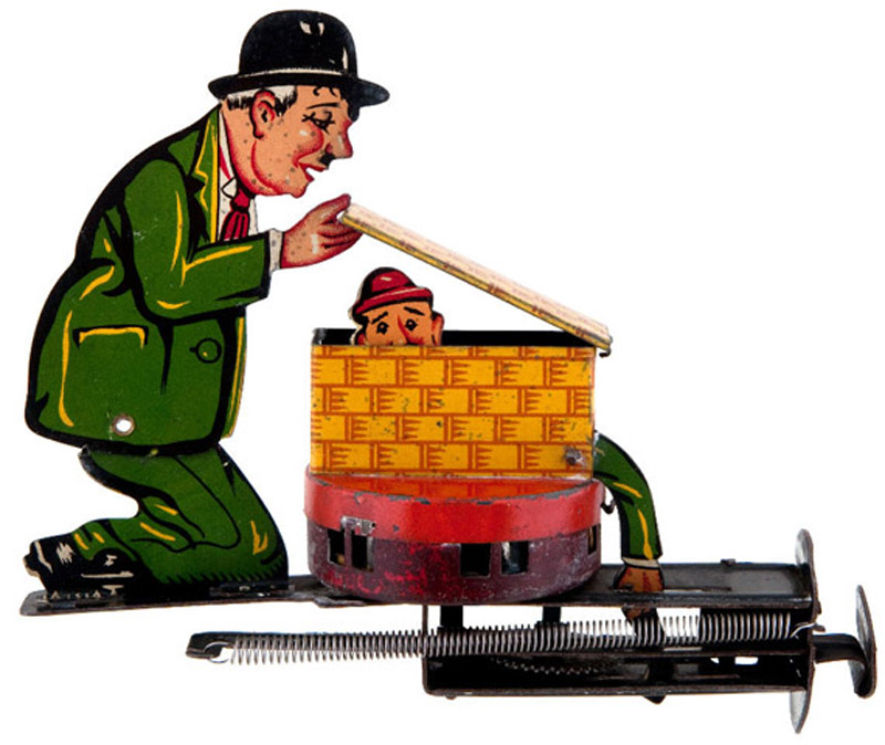 La Isla Laurel and Hardy Siren Toy - Antique Toys Library