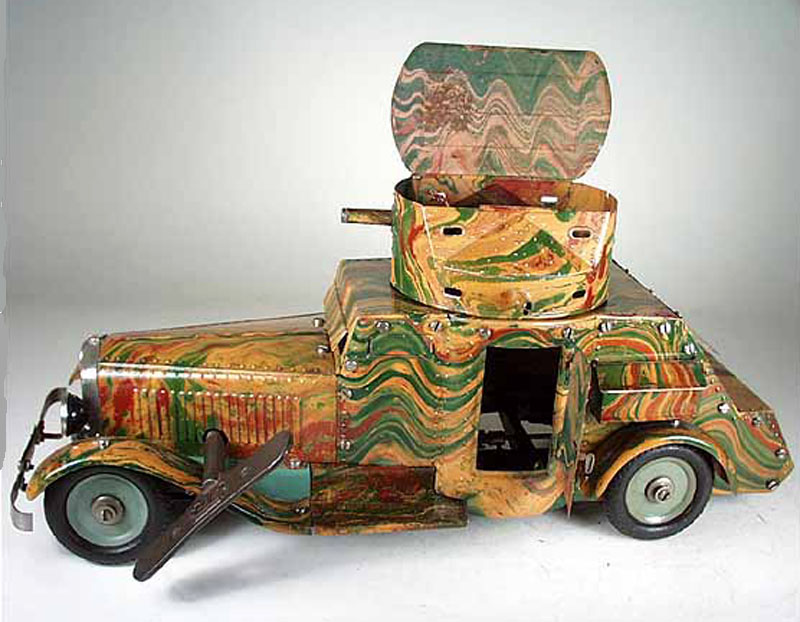 Marklin Armored Tank Gun Car - Antique Toys Library