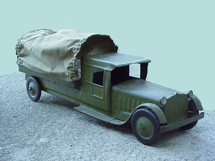 Cor-Cor Army Truck - Antique Toys Library