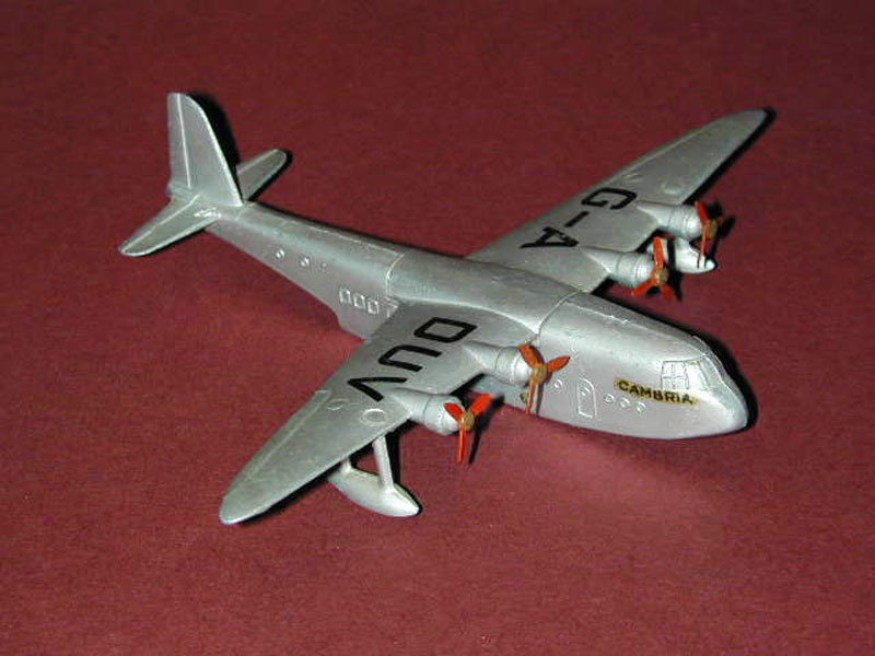 Dinky Empire Flying Boat Airplane No. 60r - Antique Toys Library