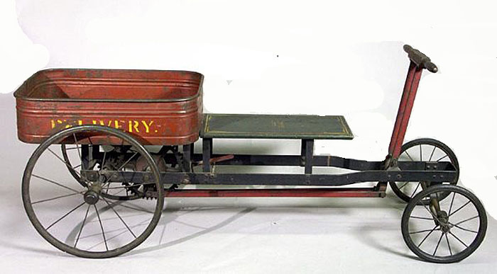 Rundle Greyhound Irish Mail Delivery Car - Antique Toys Library