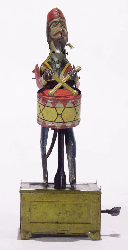 Monkey Drummer In Uniform Toy - Antique Toys Library