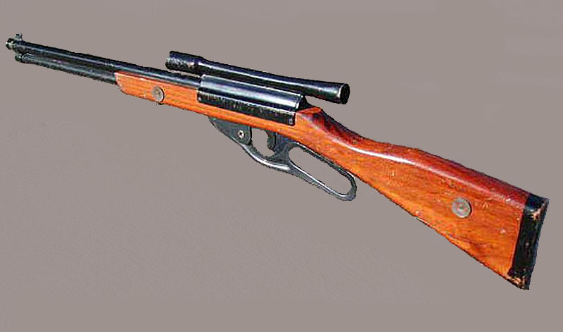 Daisy Pump Action Cork Rifle with Scope - Antique Toys Library