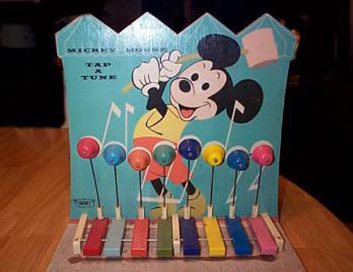 Emenee Mickey Mouse Tap-A-Tune Piano - Antique Toys Library