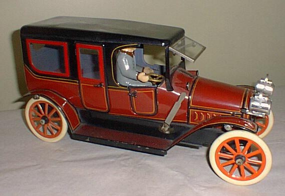 Carette Saloon Car with Rubber Tires - Antique Toys Library