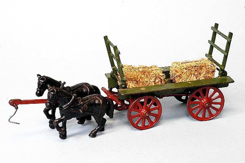 National Sewing Machine Co./Vindex Horse Drawn Hay Wagon - Antique Toys ...