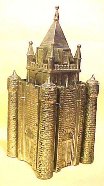 Hang Seng Castle Building Coin Bank - Antique Toys Library