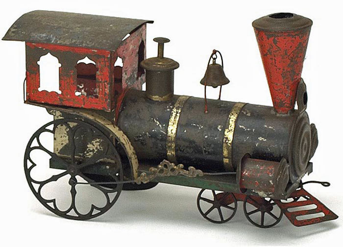 Althof Bergmann Union Locomotive Floor Train Toy - Antique Toys Library