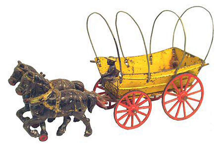 Kaiser & Rex Covered Wagon - Antique Toys Library