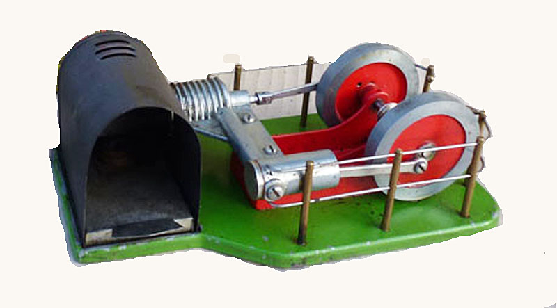 Davies Charlton Twin Cylinder Hot Air Steam Engine Toy - Antique Toys ...