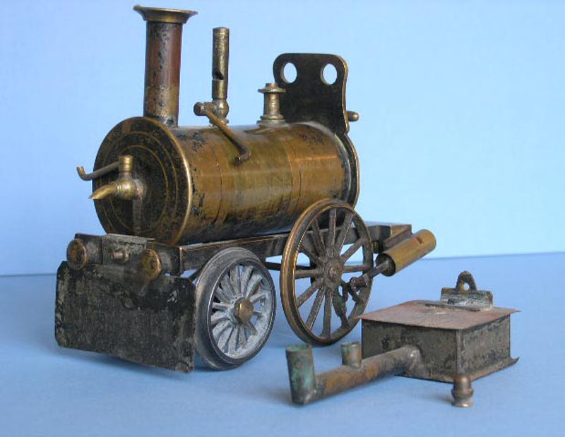 Carette Live Steam Locomotive 1898 - Antique Toys Library