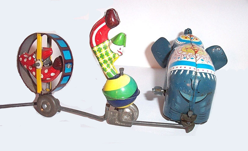 TPS Tokyo Plaything Shokai Circus Parade - Antique Toys Library