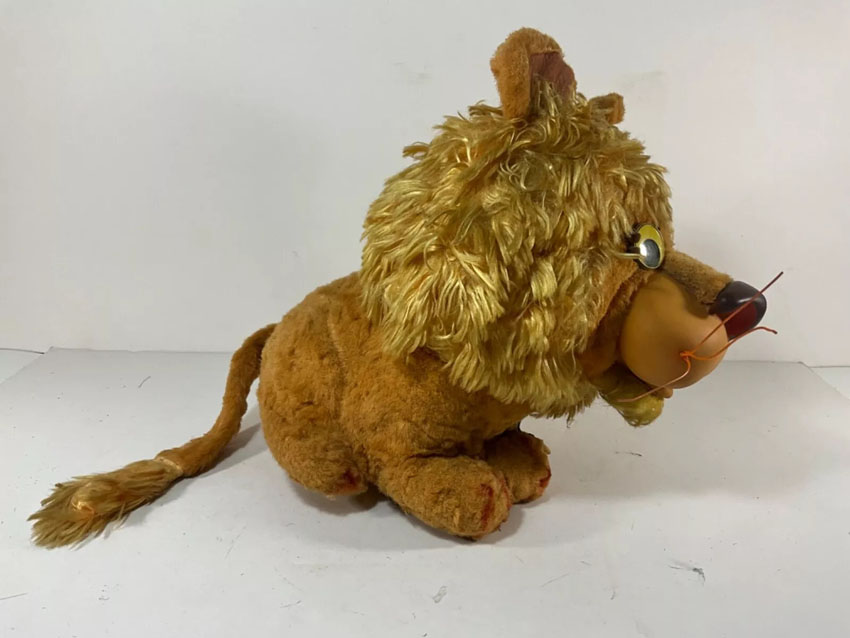 Mattel Larry The Talking Lion 1962 - Antique Toys Library
