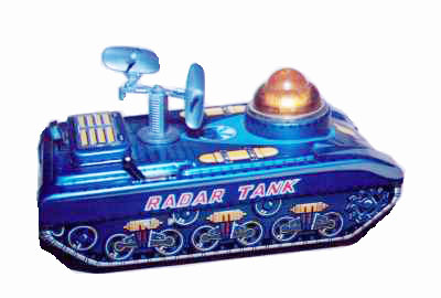 Masudaya (Modern Toys) Space Radar Tank - Antique Toys Library