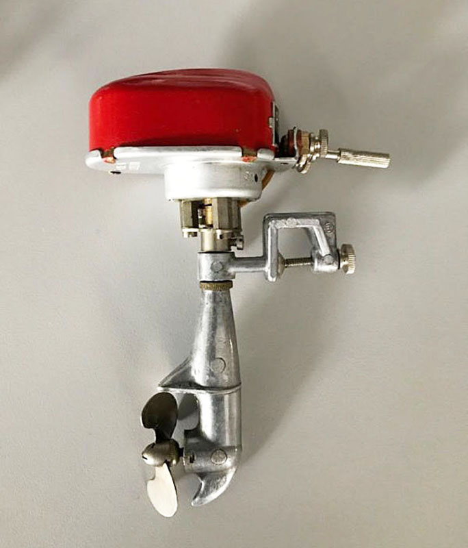 Sakai Seisakuho RC Model Boat Outboard Motor - Antique Toys Library