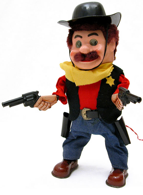 Cragstan Two Gun Sheriff - Antique Toys Library