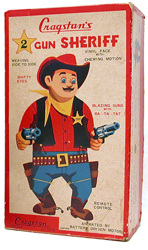 Cragstan Two Gun Sheriff - Antique Toys Library
