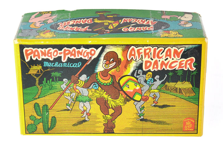 TPS Tokey Plaything Co. African Dancer Pango Pango - Antique Toys Library
