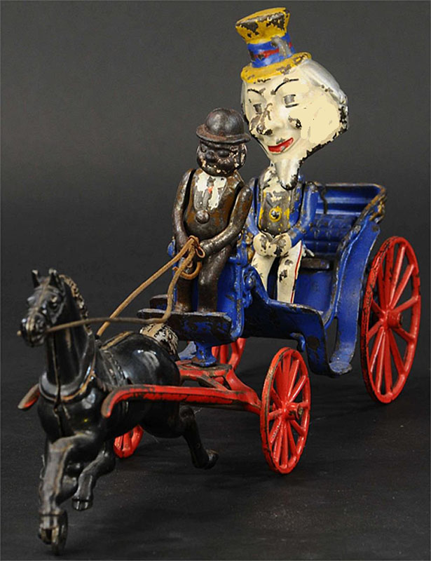 Kenton Uncle Sam Nodder Wagon - Antique Toys Library