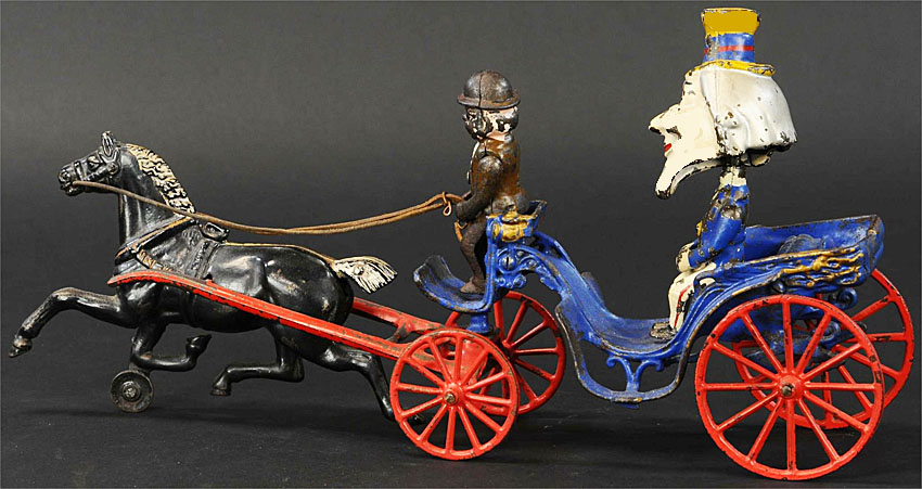 Kenton Uncle Sam Nodder Wagon - Antique Toys Library