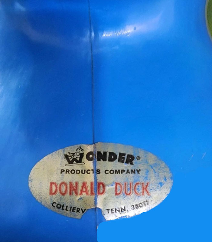 Wonder Products Co. Donald Duck Wonder Rocker - Antique Toys Library