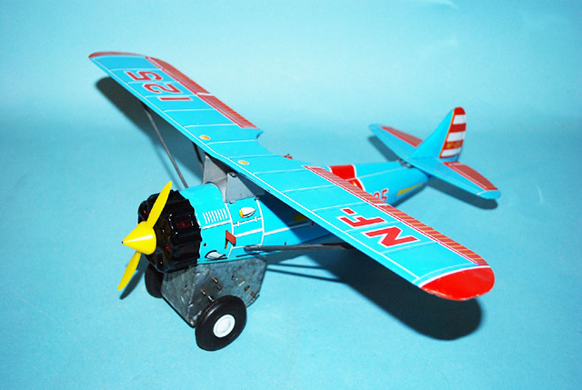 Nomura T.N Biplane - Antique Toys Library