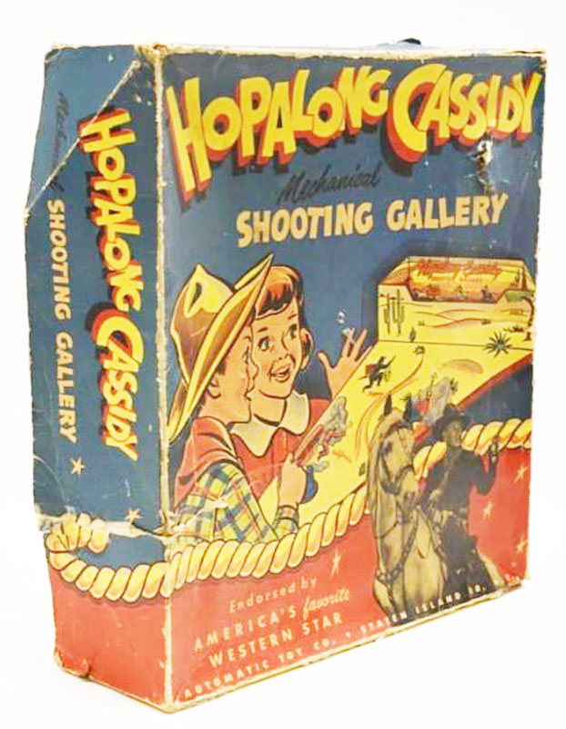 Automatic Toy Co. Hopalong Cassidy Mechanical Shooting Gallery ...